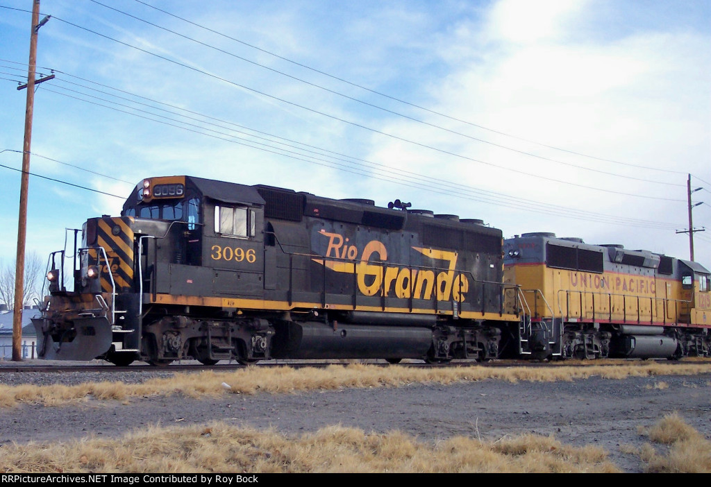 GP40-2 DRGW 3096 - future UP motive power